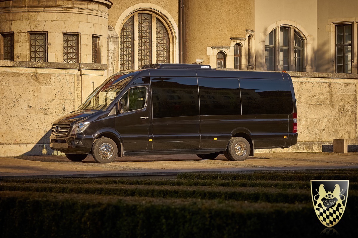 Reisebus für 16 Personen mit Chauffeur vom Limo Service